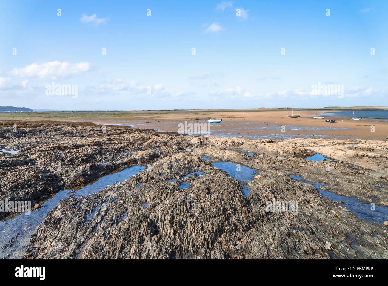 View of the Torridge beach, North Devon Stock Photo - Alamy