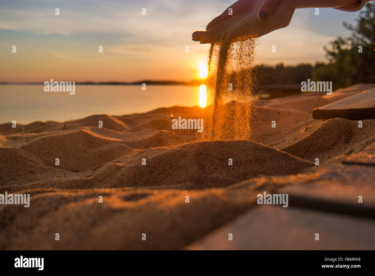 Human in beach sand hi-res stock photography and images - Alamy