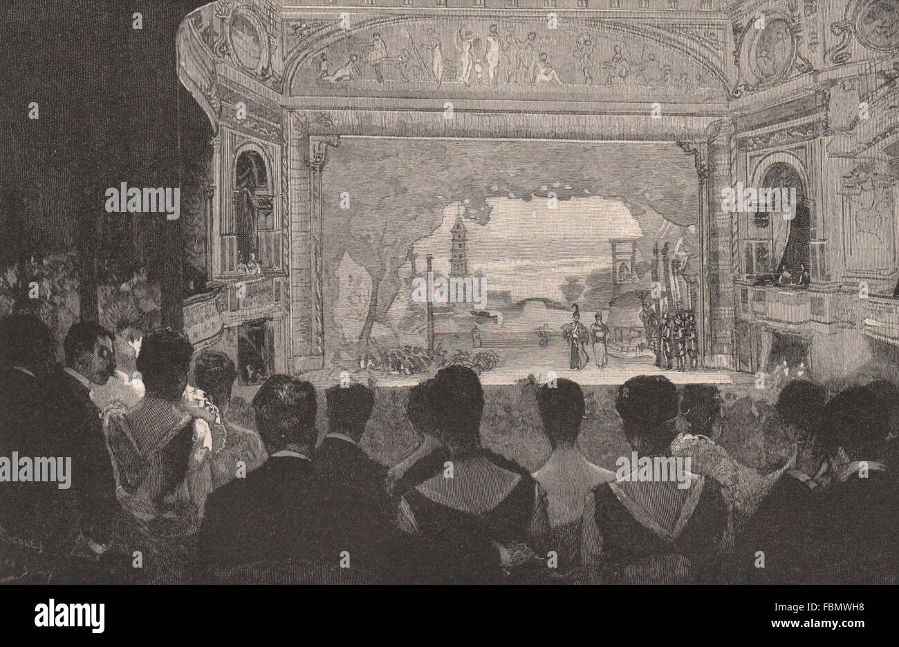 Interior theatre 19th century hi-res stock photography and images - Alamy