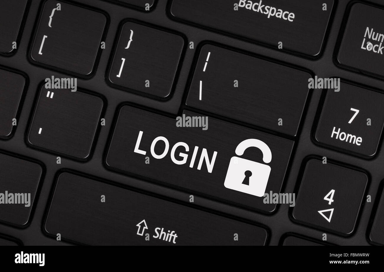Modern login hi-res stock photography and images - Alamy