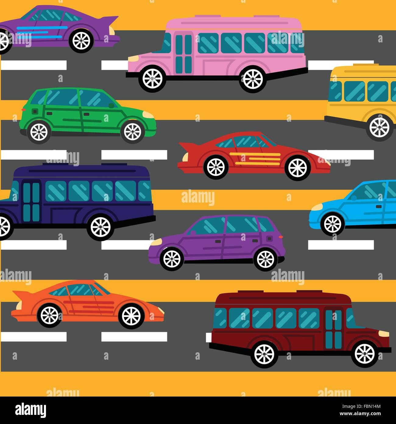 Traffic Cars Clipart