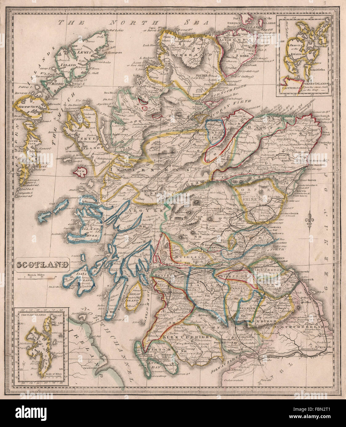 Map Of Scottish Counties