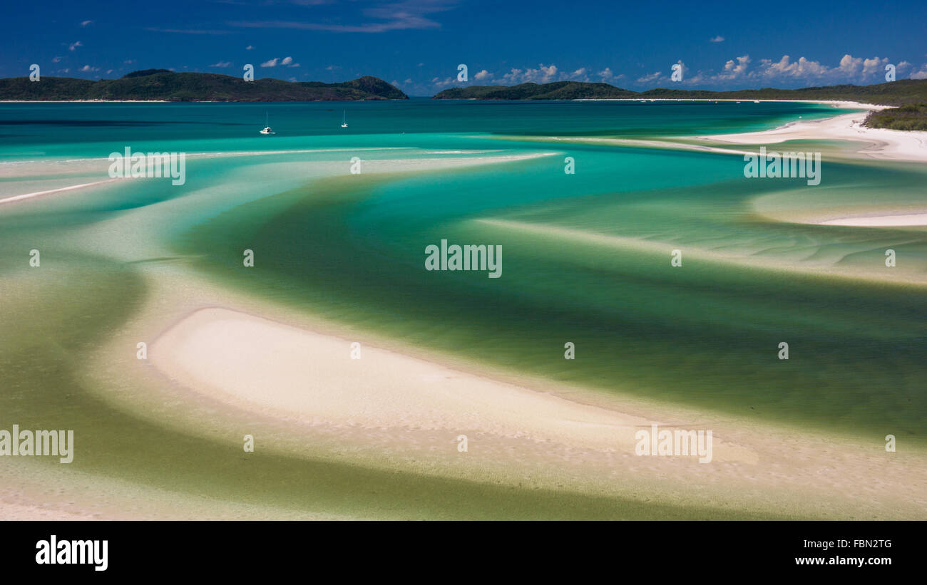 Hill inlet, Whitsundays Stock Photo - Alamy