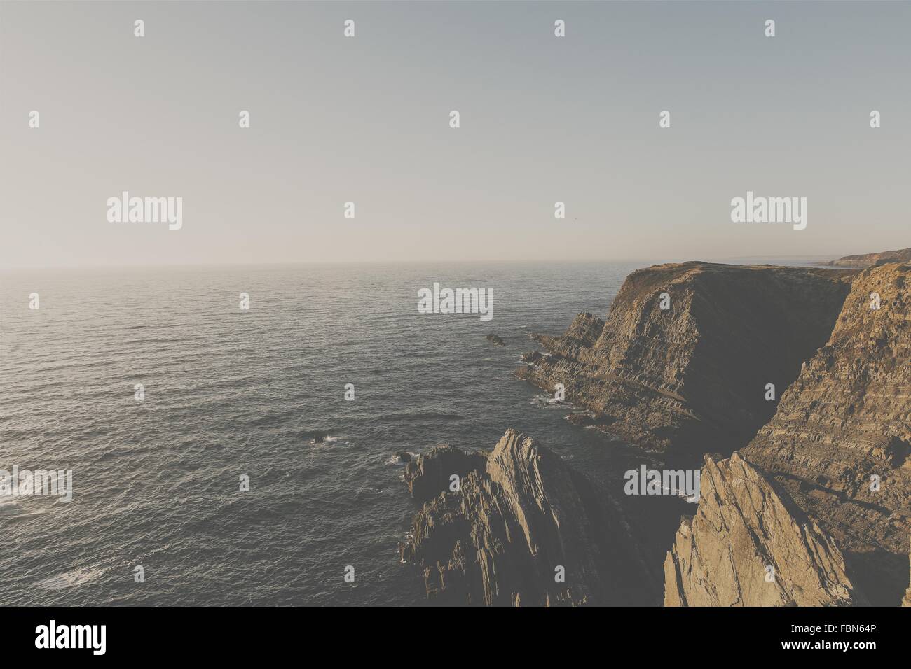 Cliffs At Seaside Stock Photo - Alamy