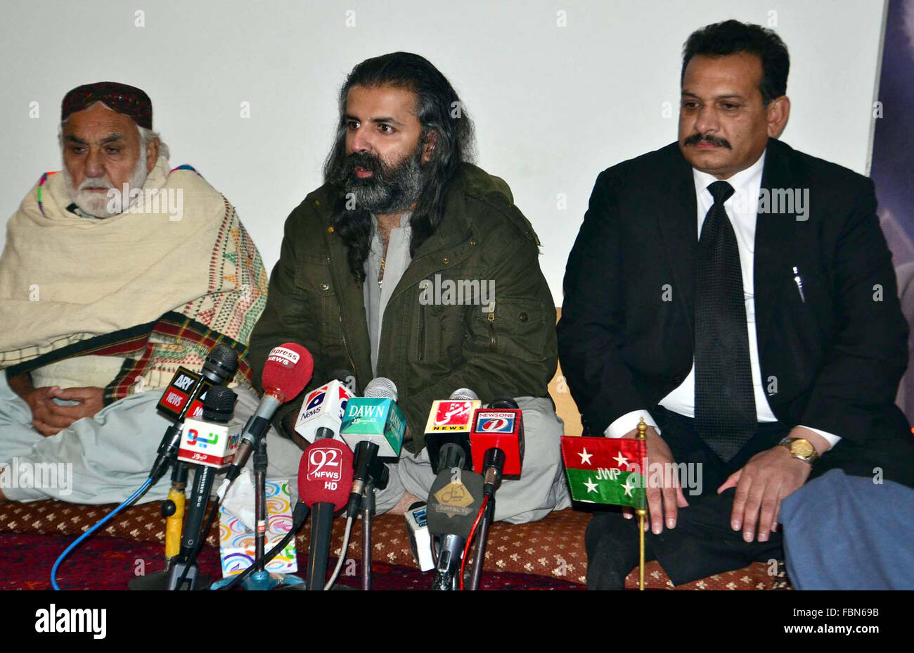 Leader of jamhoori watan party hi-res stock photography and images - Alamy