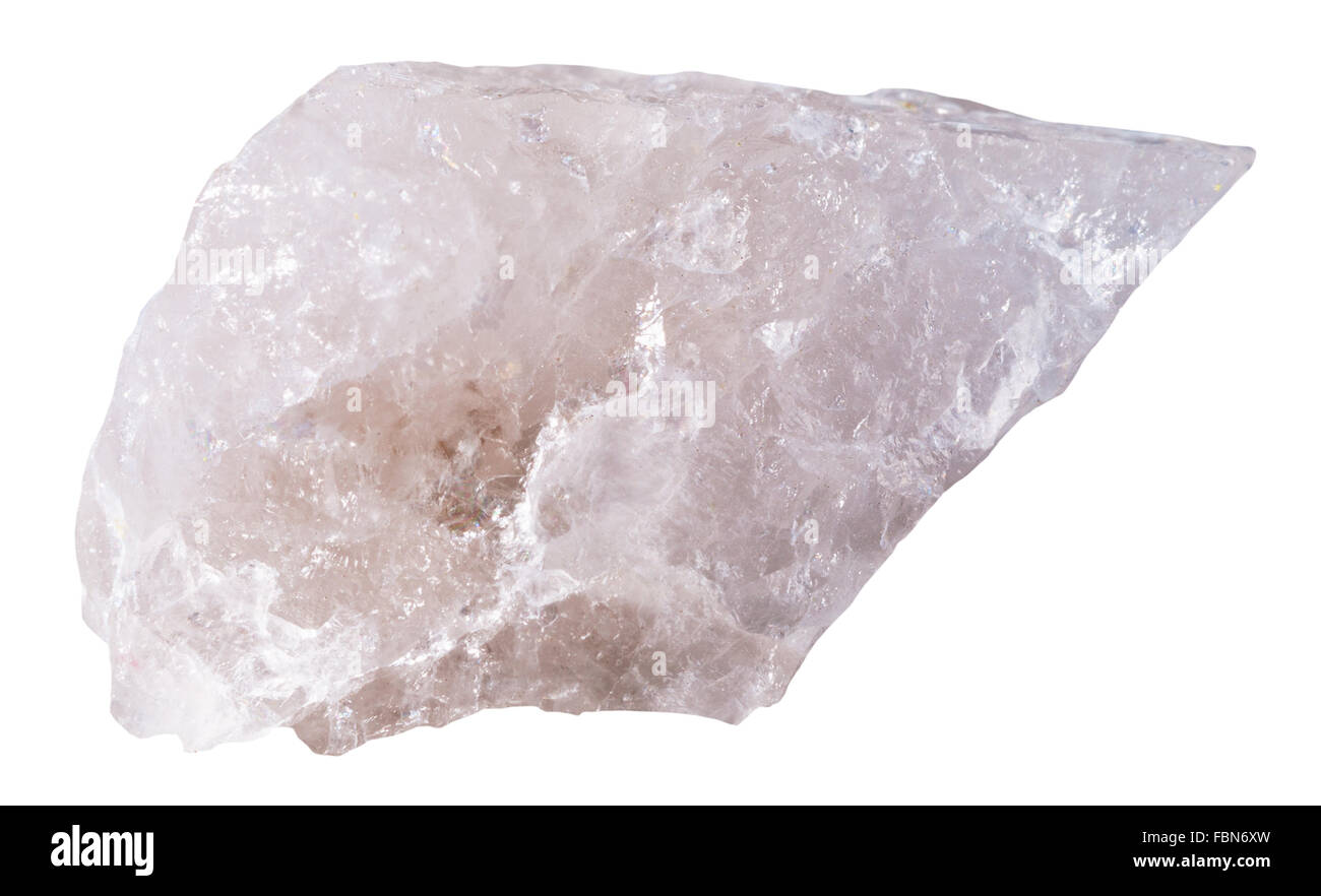 macro shooting of specimen natural rock - quartz mineral stone isolated ...