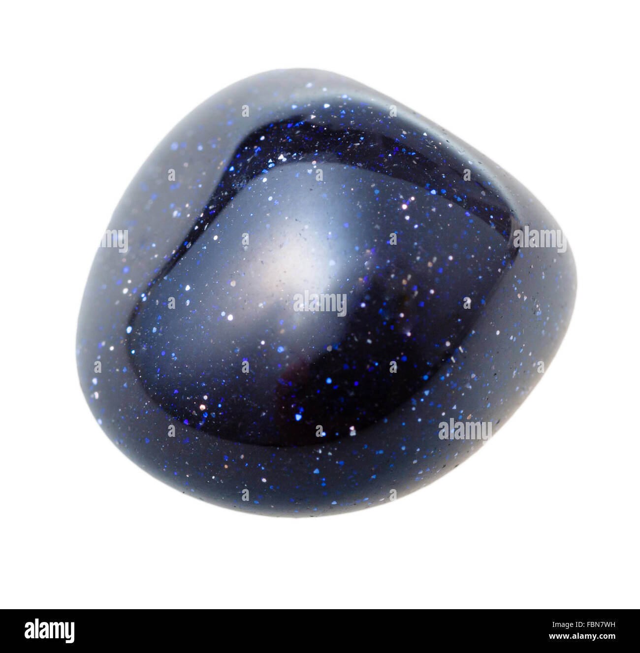 mineral gem stone - specimen of blue goldstone (purple goldstone) from ...