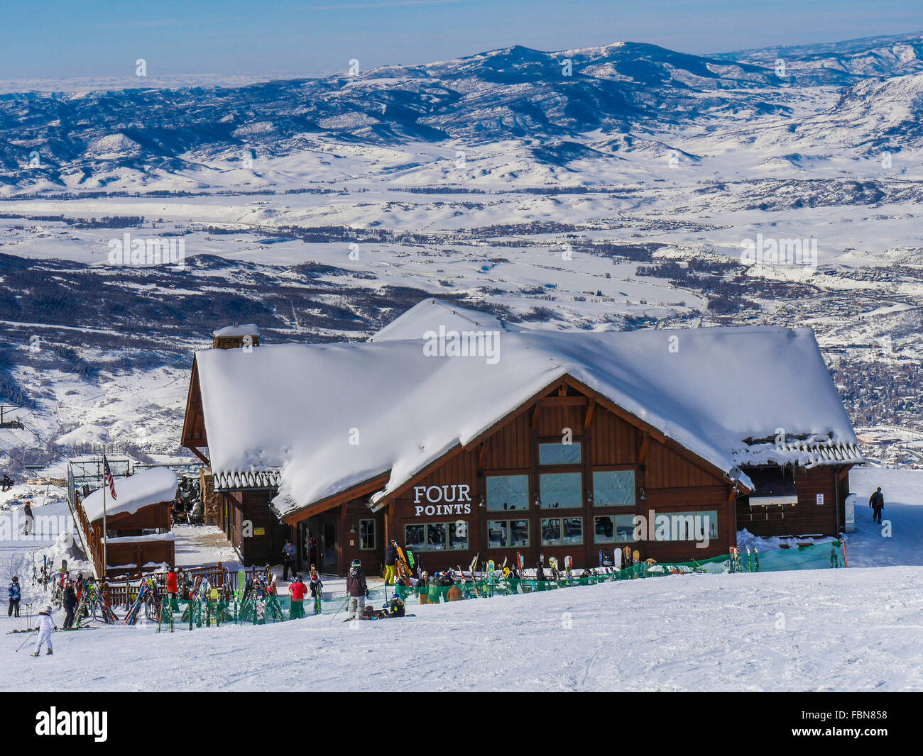 View of Four Points Lodge, Steamboat Ski Resort, Steamboat Springs ...