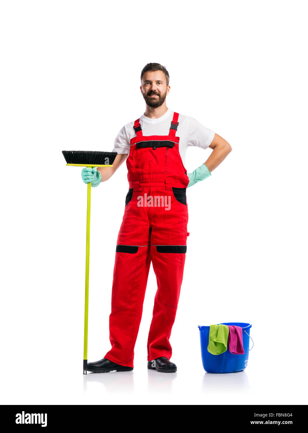 Cleaner man hi-res stock photography and images - Alamy
