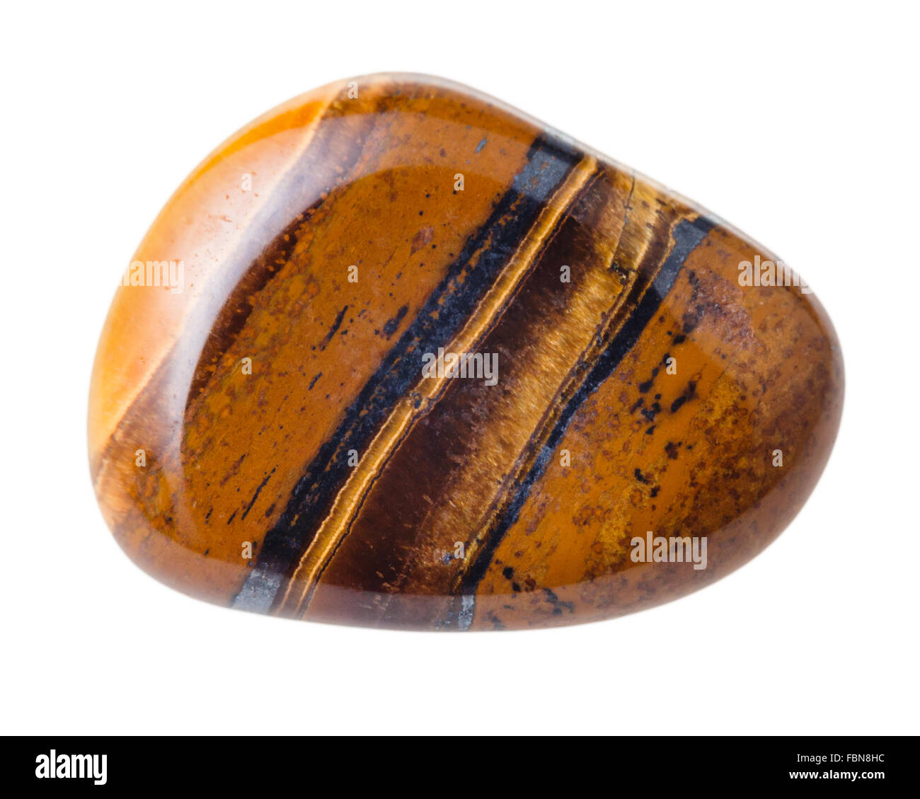 natural mineral gem stone - Tiger's eye (Tigers eye, Tiger eye ...