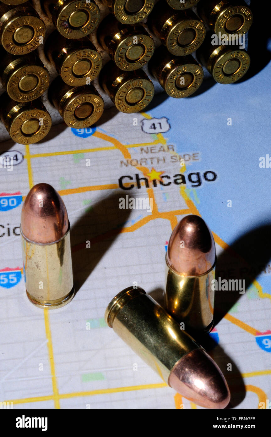 Chicago gangs map hi-res stock photography and images - Alamy