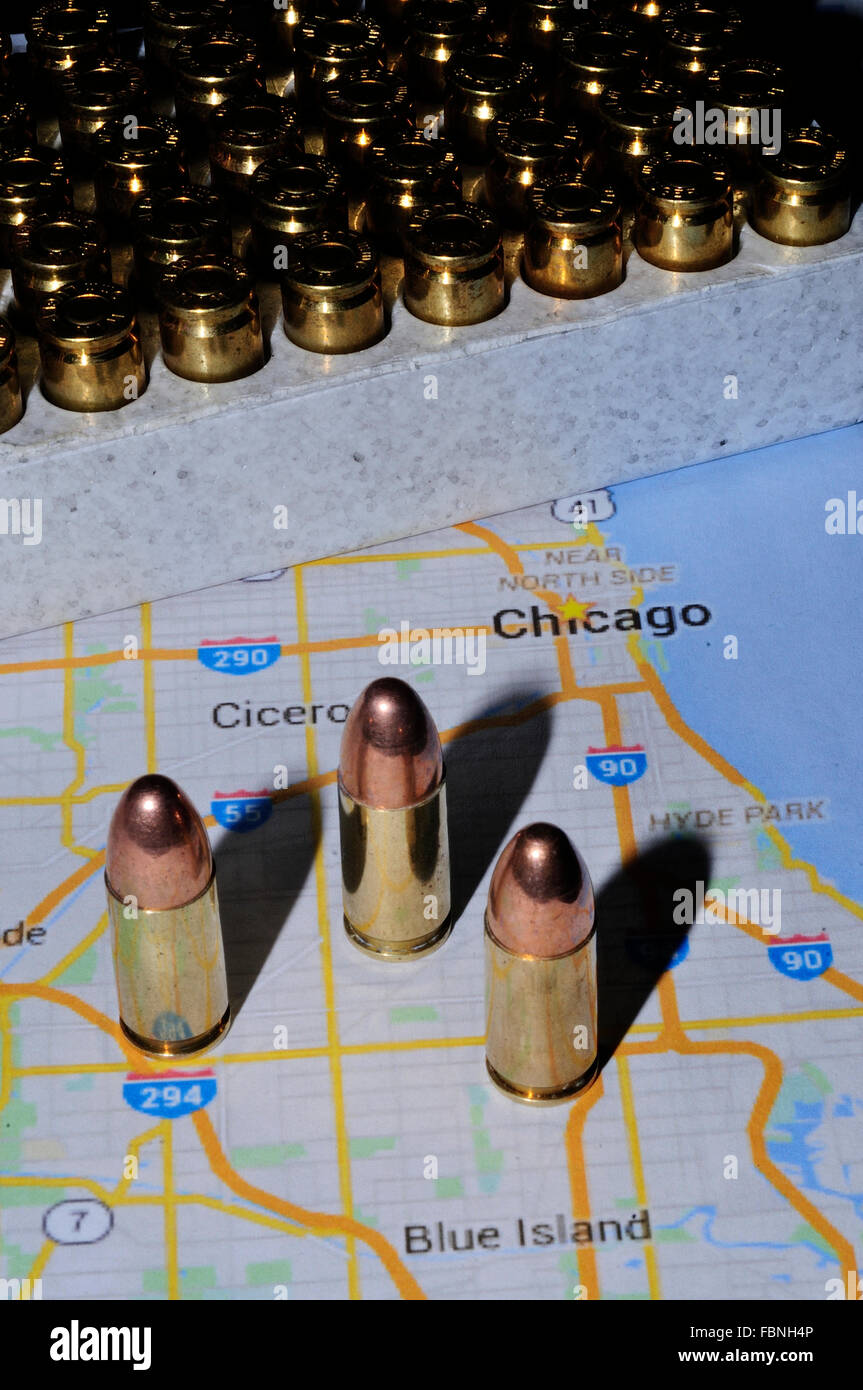 Chicago gangs map hi-res stock photography and images - Alamy