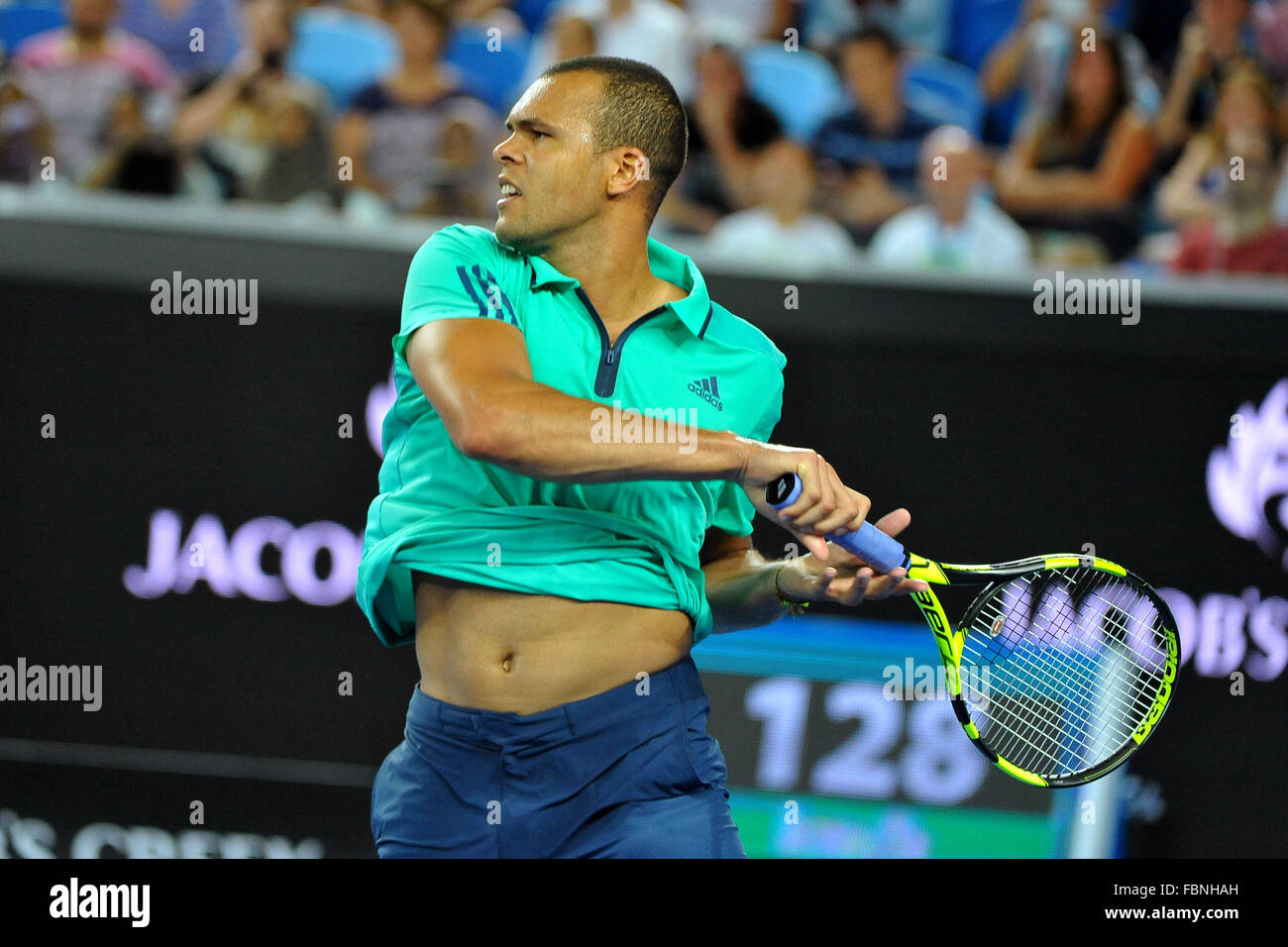 Melbourne Park, Melbourne, Australia. 18th Jan, 2016. Australian Open Tennis championships. Jo ...