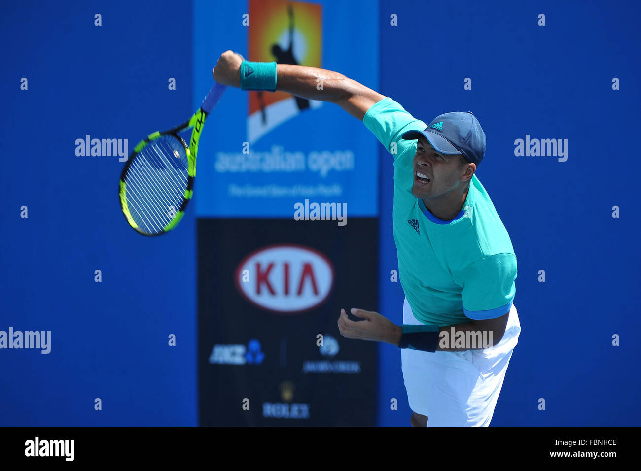 Melbourne Park, Melbourne, Australia. 18th Jan, 2016. Australian Open Tennis championships. Jo ...