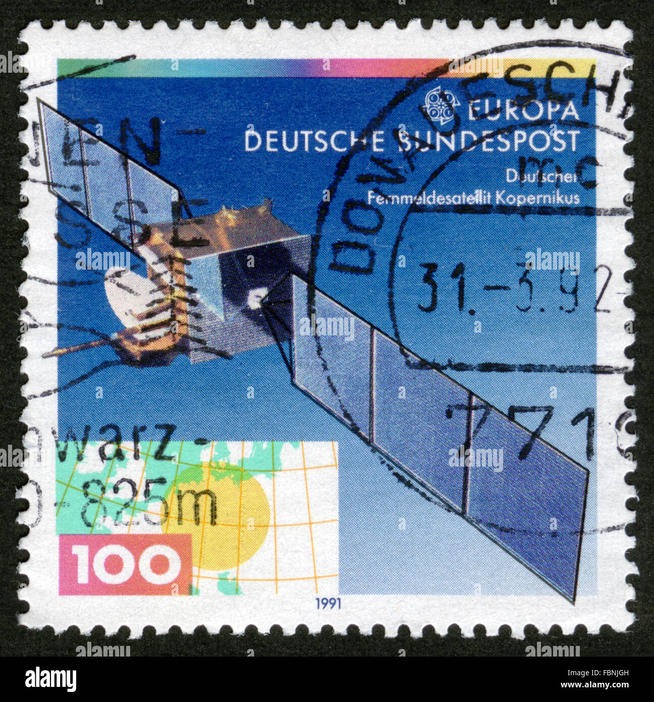 Satellite image of germany hi-res stock photography and images - Alamy