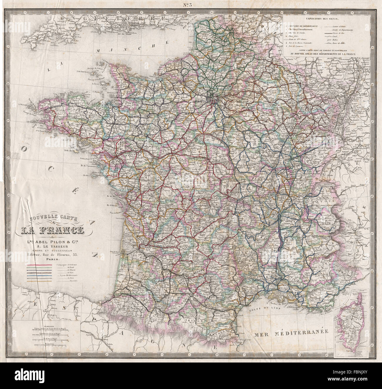 France railways 19th century hi-res stock photography and images - Alamy