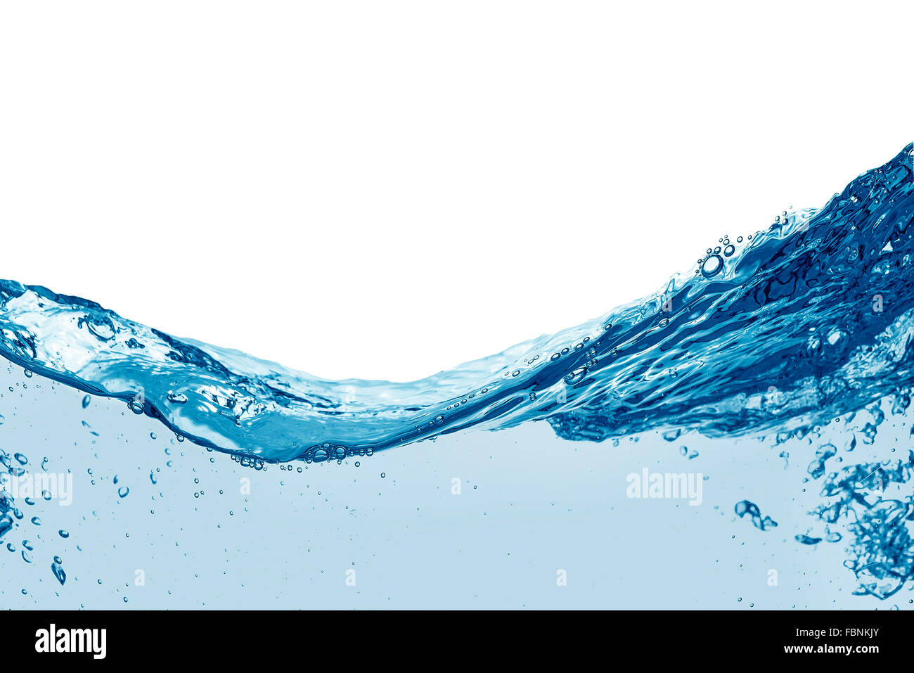 Water splash over white background Stock Photo - Alamy