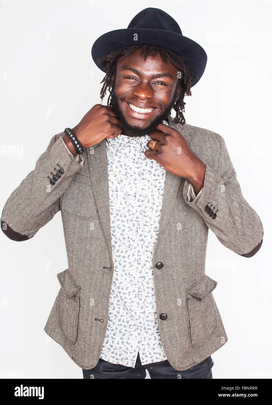 young handsome afro american man gesturing emotional posing isolated on ...