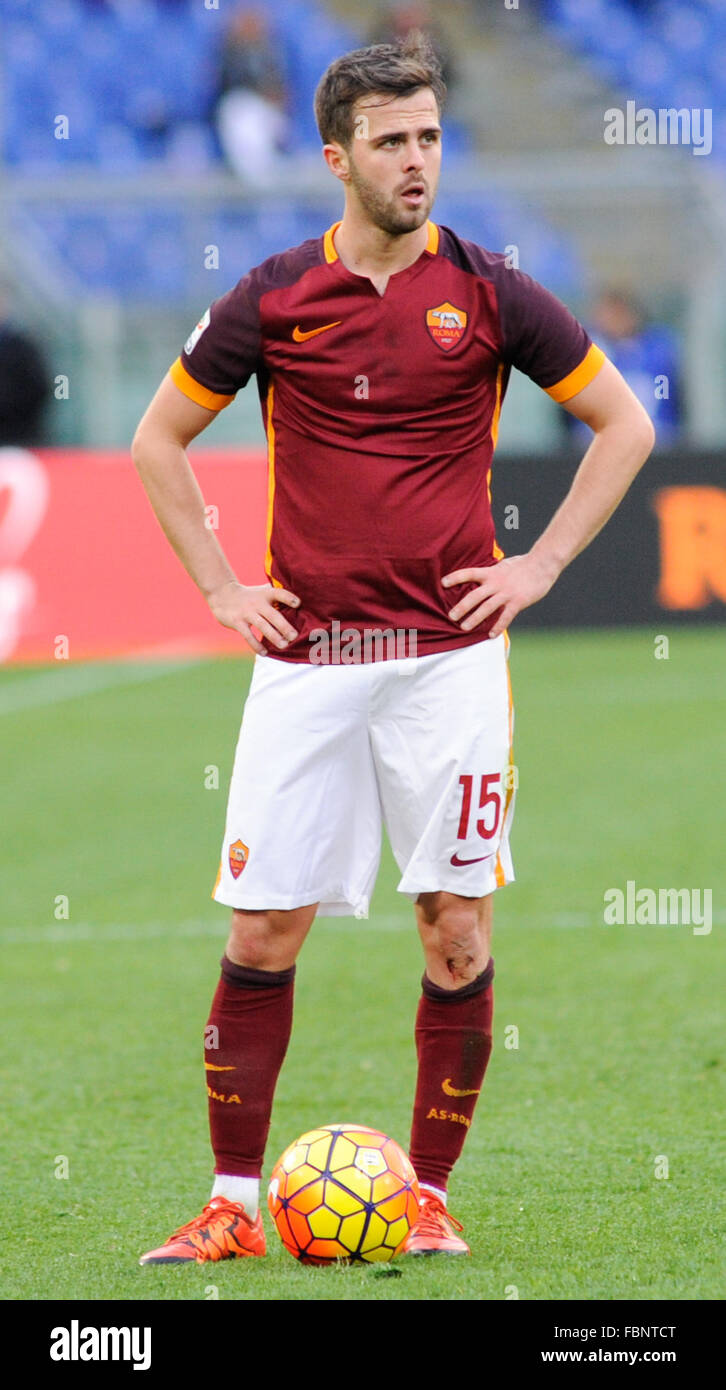 Stadium Olimpico, Rome, Italy. 17th Jan, 2016. Serie A football league ...