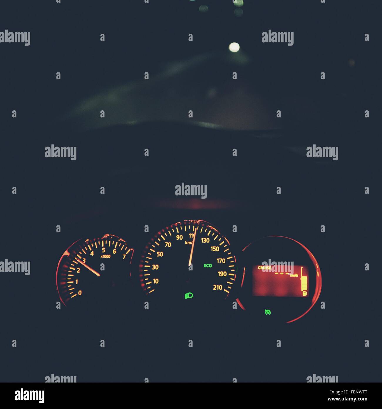 Car speedometer night hi-res stock photography and images - Alamy