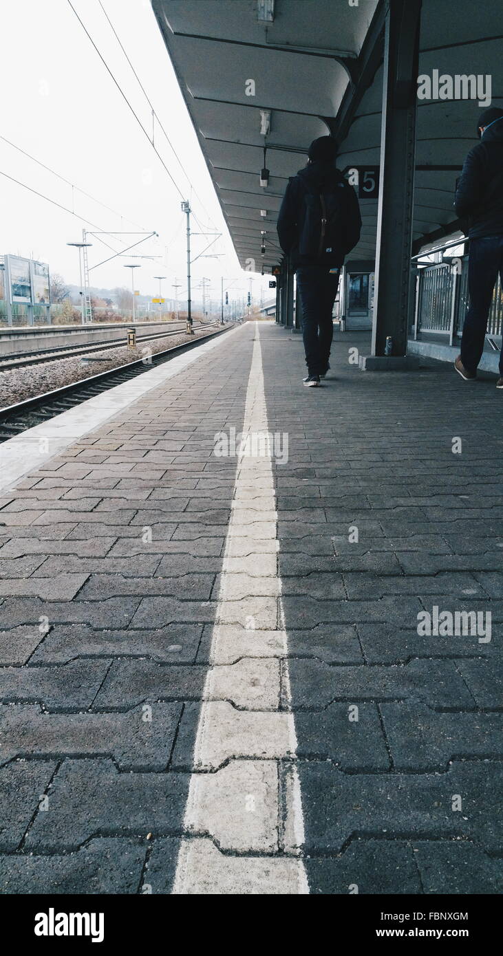 Platform level view of station hi-res stock photography and images - Alamy