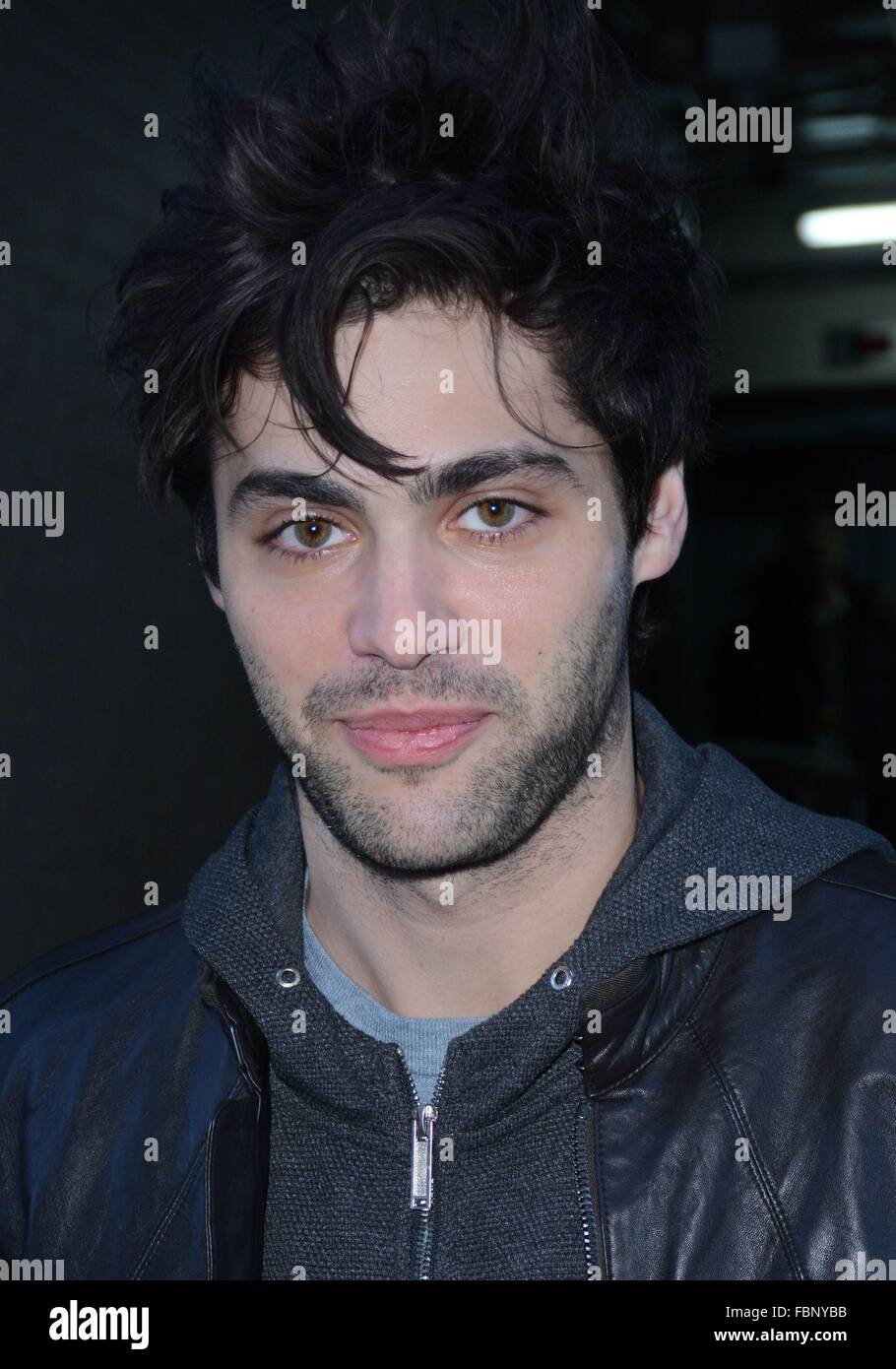 New York, NY, USA. 18th Jan, 2016. Matthew Daddario out and about for ...