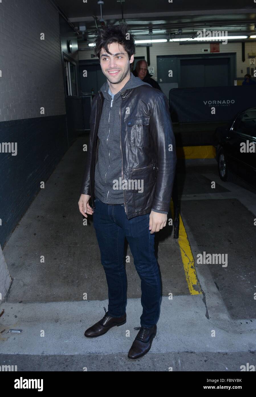 New York, NY, USA. 18th Jan, 2016. Matthew Daddario out and about for ...