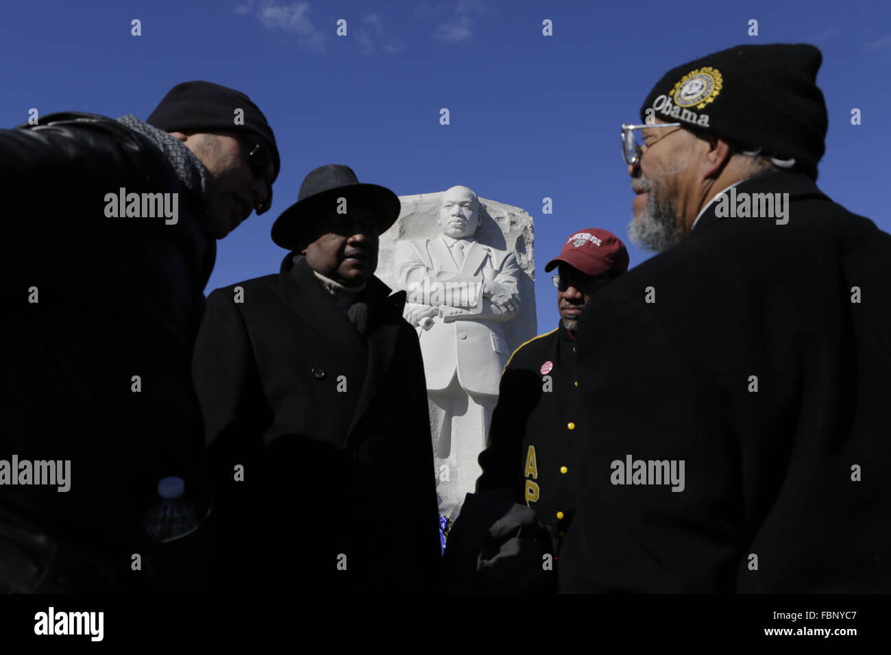 Washington, D.C, USA. 18th Jan, 2016. Members of Alpha Phi Alpha ...