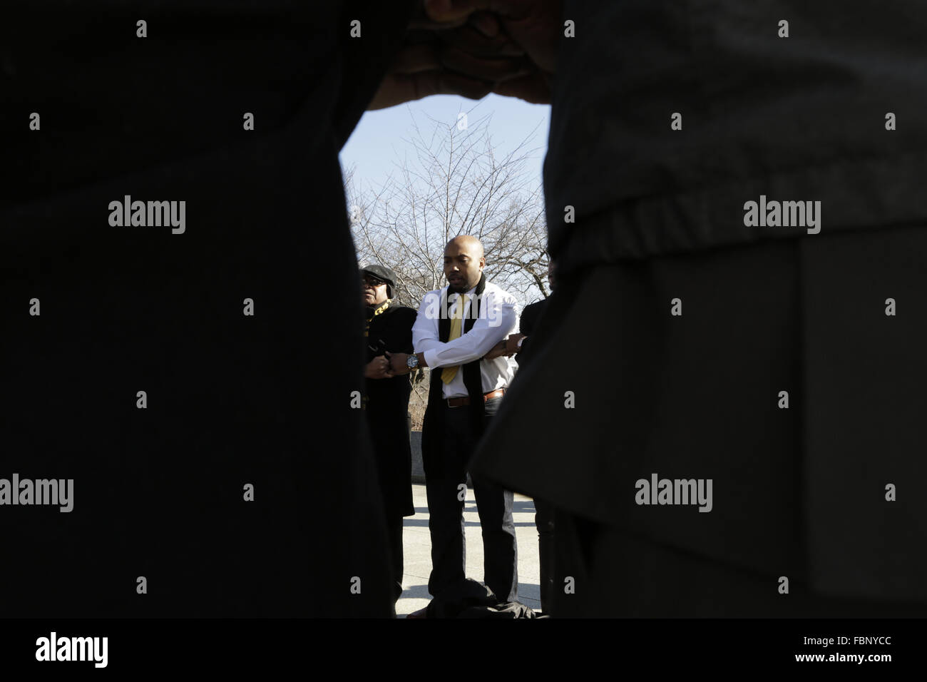 Washington, D.C, USA. 18th Jan, 2016. Members of Alpha Phi Alpha ...