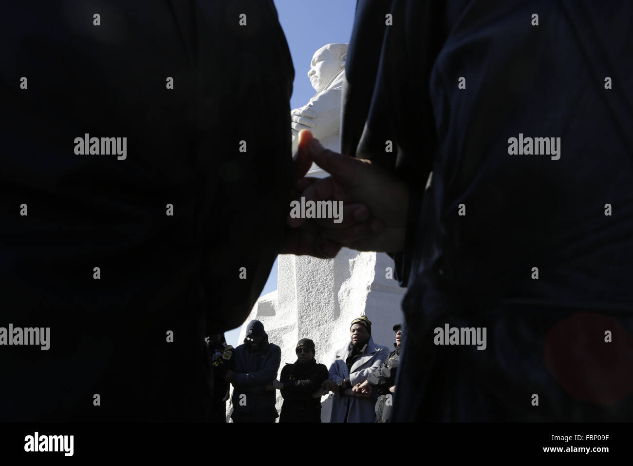 Washington, D.C, USA. 18th Jan, 2016. Members of Alpha Phi Alpha ...