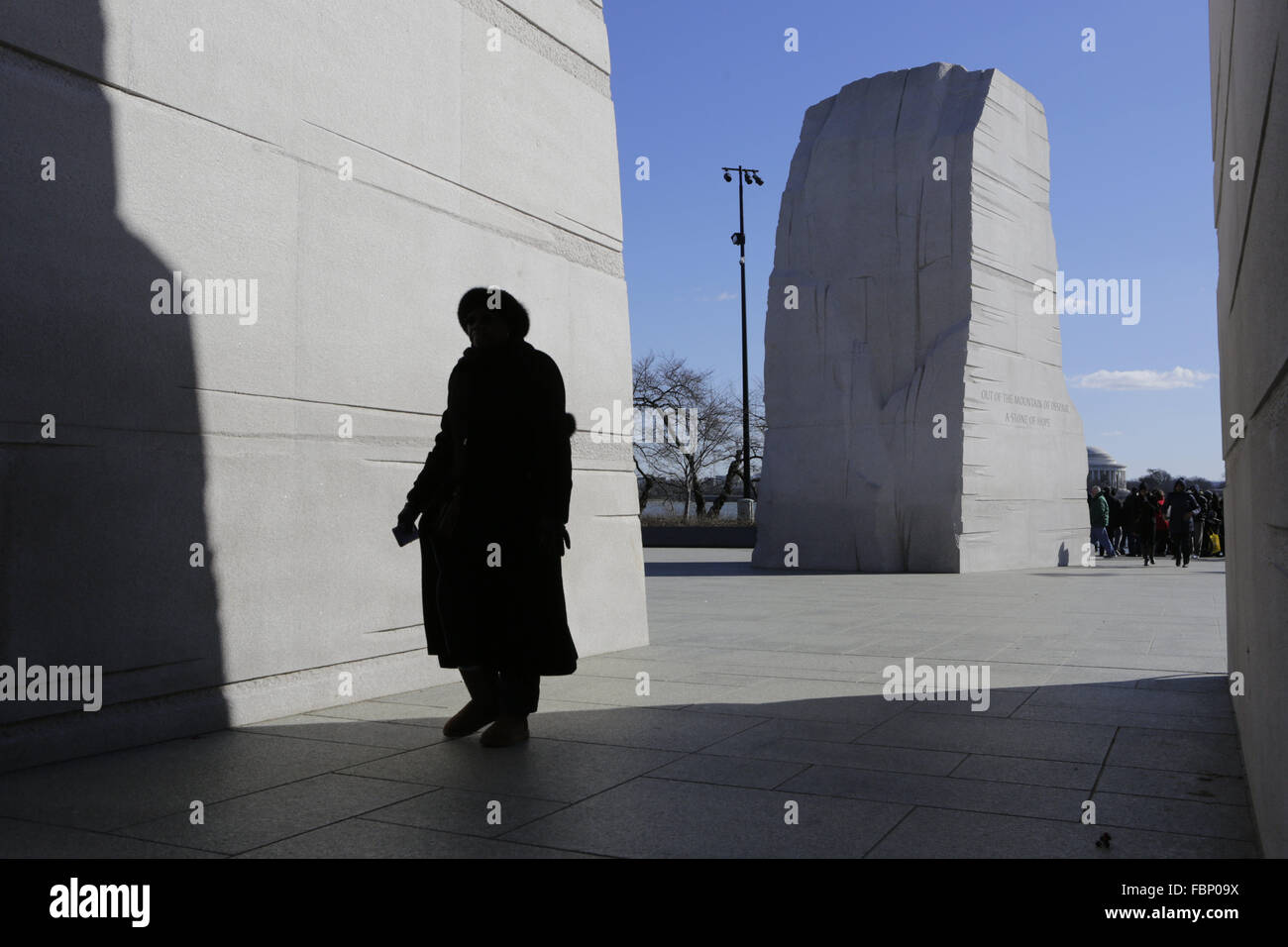 Washington, D.C, USA. 18th Jan, 2016. Visitors visit the Martin Luther ...