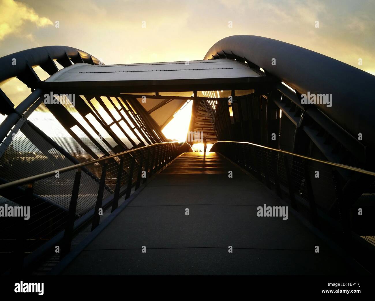 Elevated Pedestrian Walkway Stock Photos & Elevated Pedestrian Walkway ...