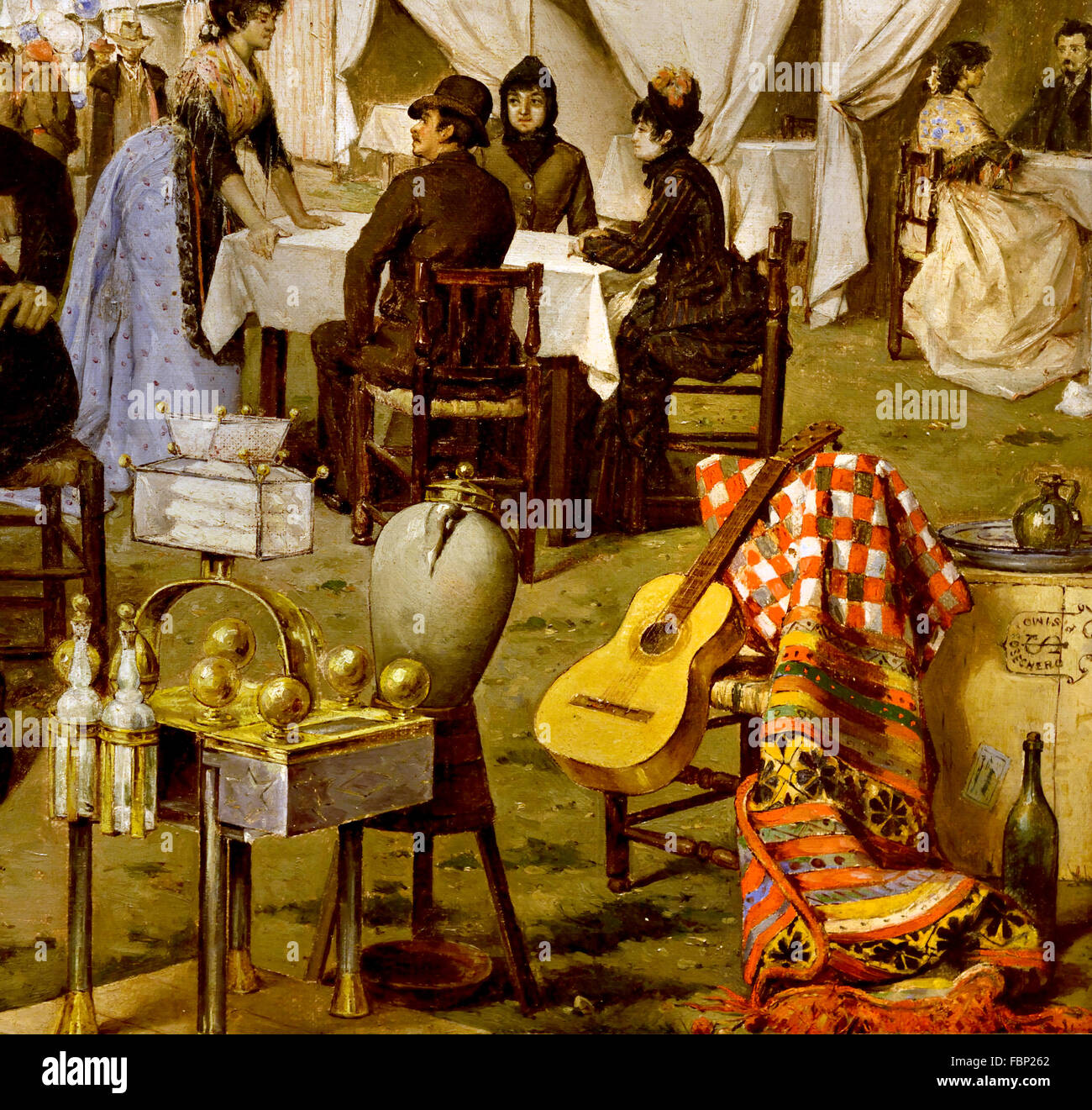 At the fair 1886 Rafael Arroyo Fernandez 1860-1908 Andalusia Spanish ...