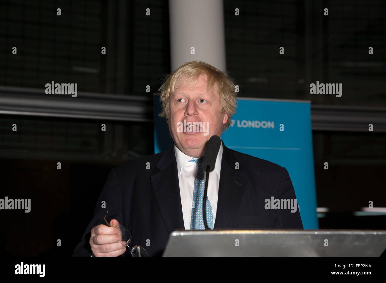 London,UK,18th January 2016,Boris Johnson, Mayor of London meet's with ...