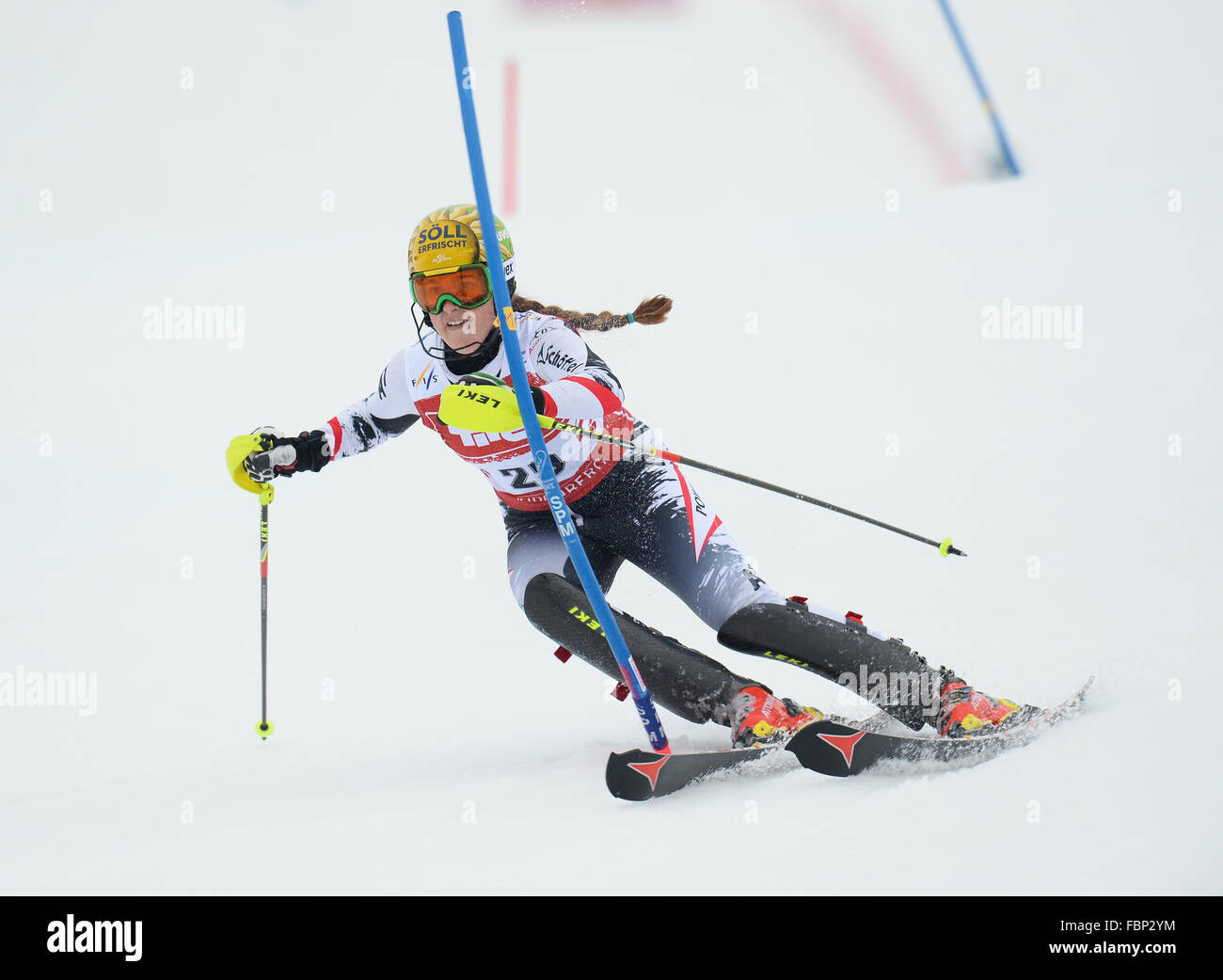KIRCHBERG AUSTRIA - JANUARY 21 2014: During the FIS Alpine Ski Europa ...