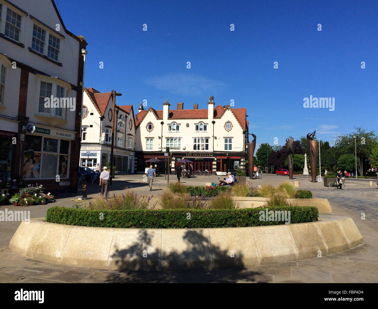 Leys avenue Letchworth Garden City Stock Photo - Alamy