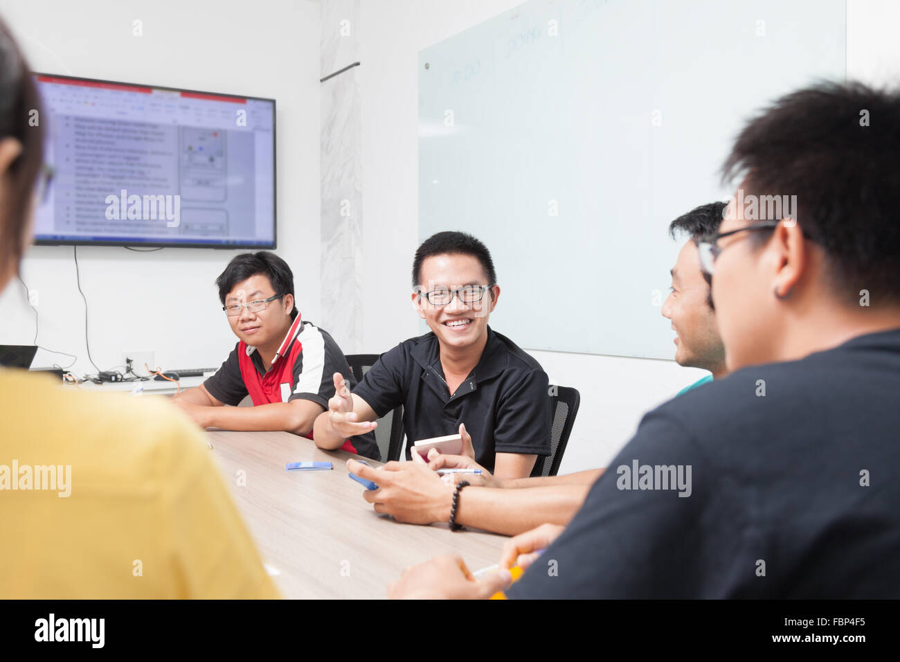 Asian business people group meeting room collaboration colleagues ... Asian business people group meeting room collaboration colleagues ...