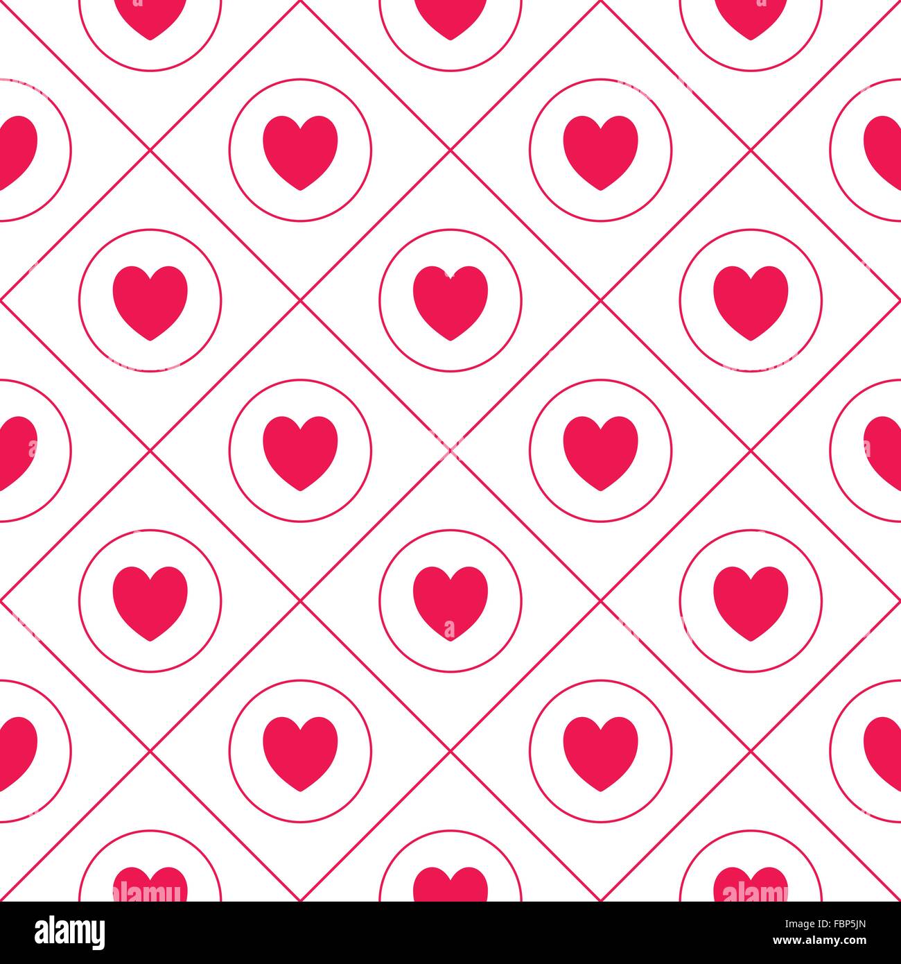 Seamless hearts pattern Stock Vector Image & Art - Alamy