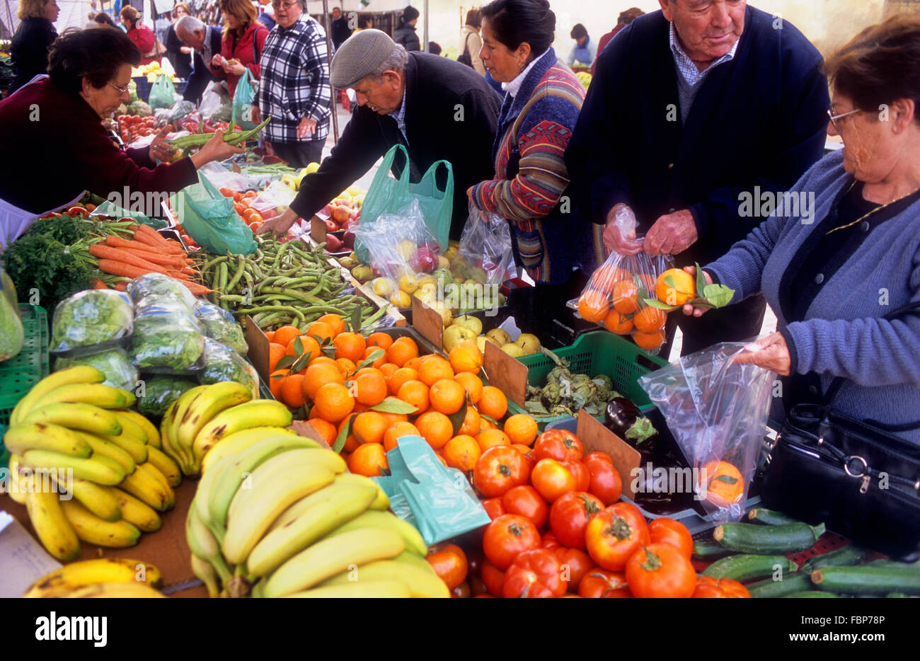 Market.Cuevas de Almanzora, Almeria province, Andalucia, Spain Stock ...