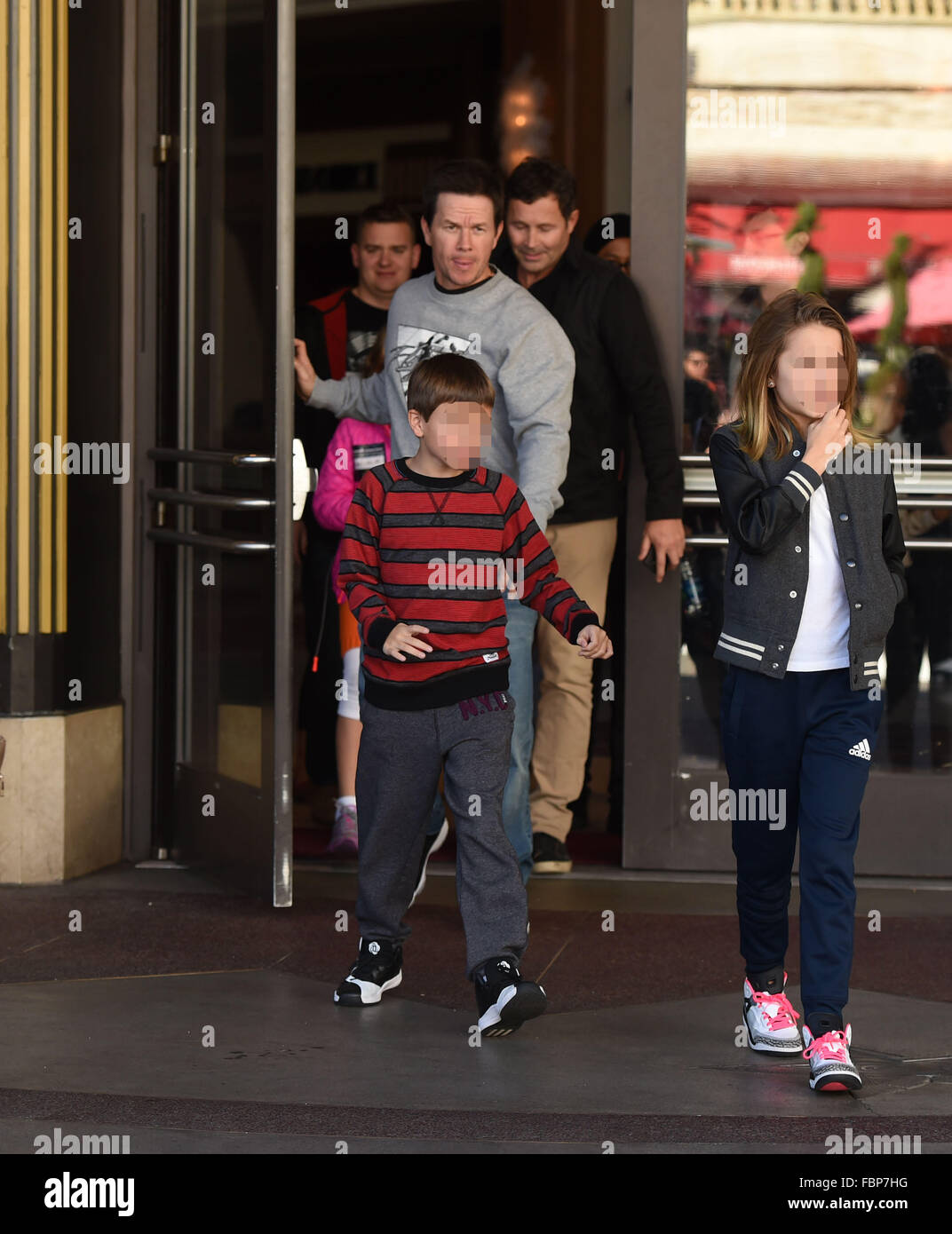 Mark Wahlberg takes his two eldest kids, Michael and Ella Rae Wahlberg ...