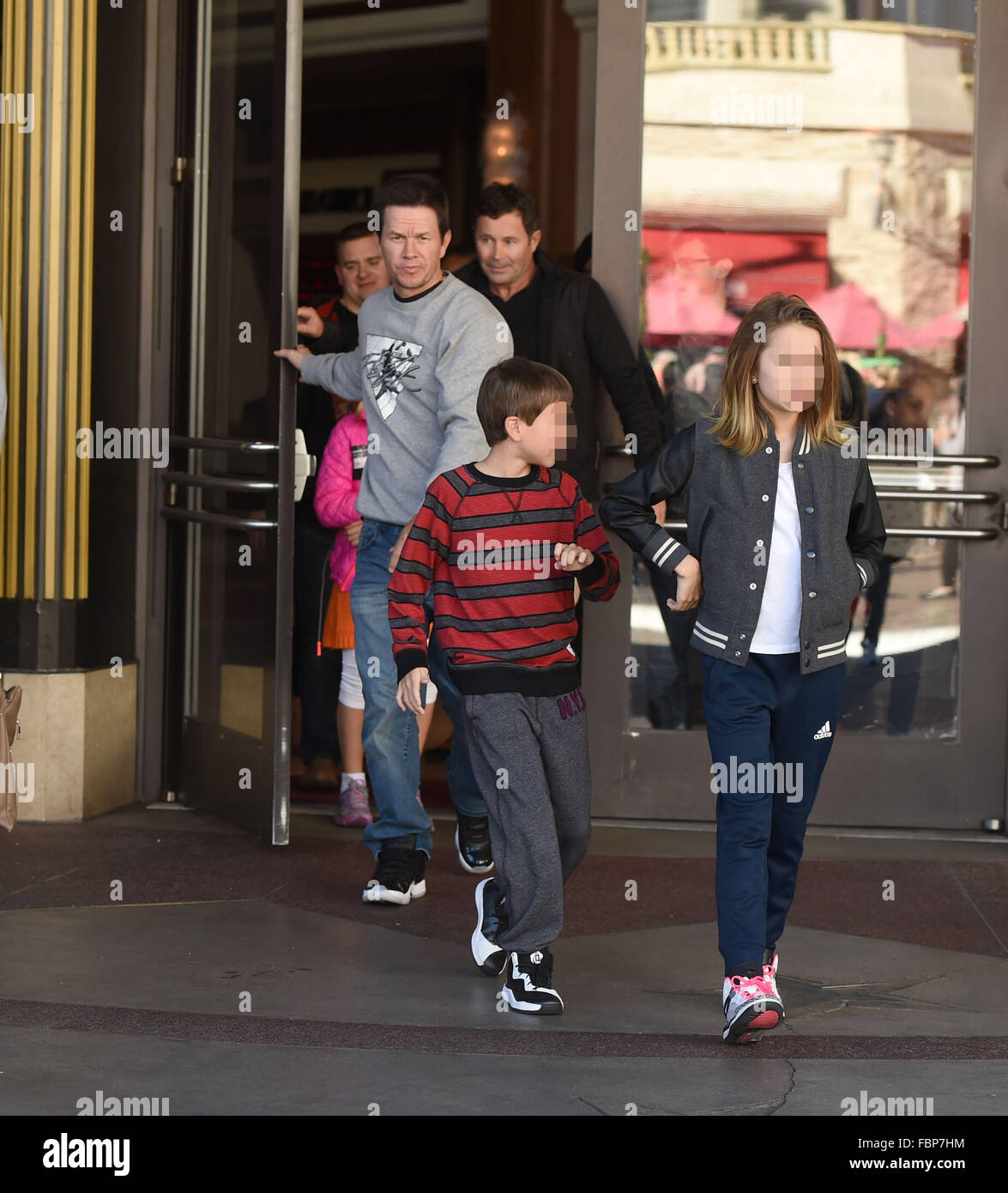 Mark Wahlberg takes his two eldest kids, Michael and Ella Rae Wahlberg ...
