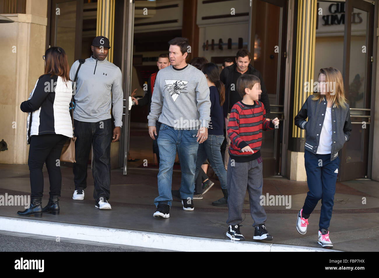 Mark Wahlberg takes his two eldest kids, Michael and Ella Rae Wahlberg ...