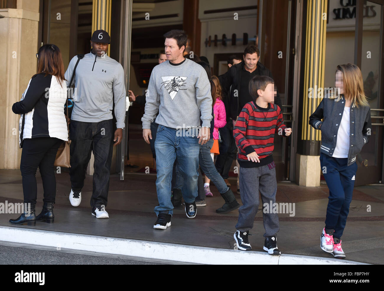 Mark Wahlberg takes his two eldest kids, Michael and Ella Rae Wahlberg ...