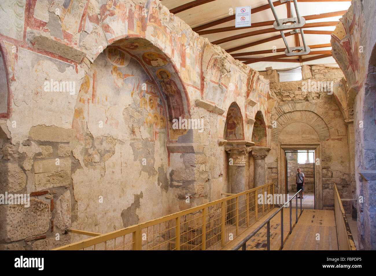 Myra Turkey Fresco Painting Byzantine Christianity Stock Photo - Alamy