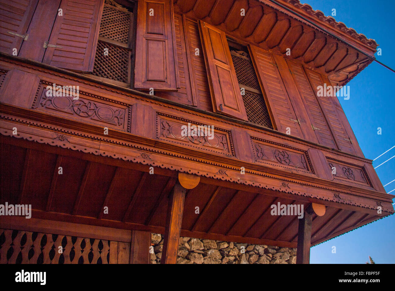 Traditional house in Ormana Village Akseki Antalya Turkey Stock Photo ...