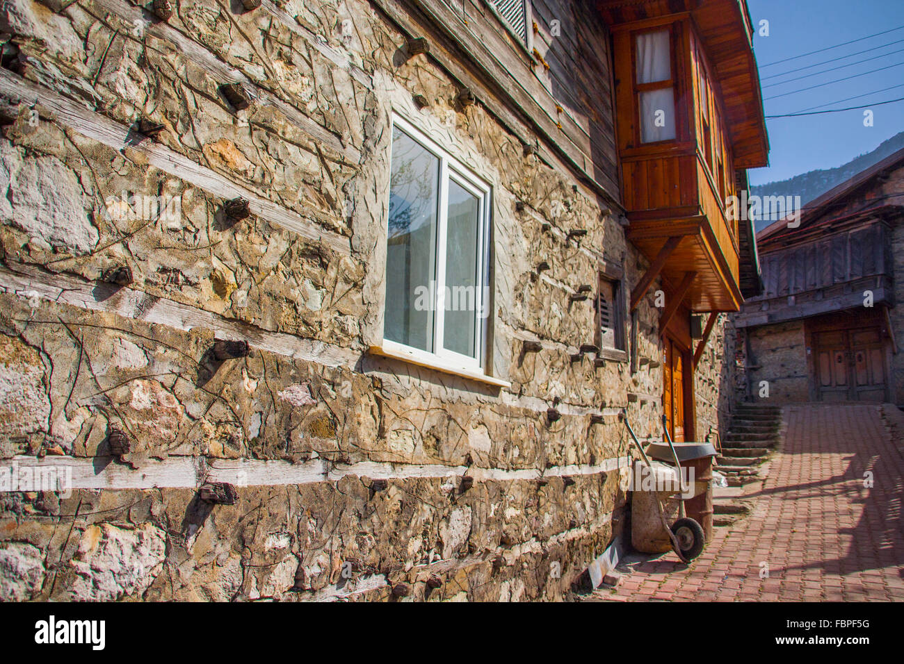 Traditional house in Ormana Village Akseki Antalya Turkey Stock Photo ...