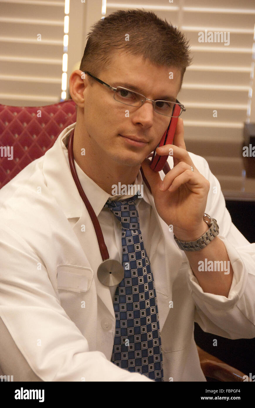 Doctor in various poses Stock Photo - Alamy
