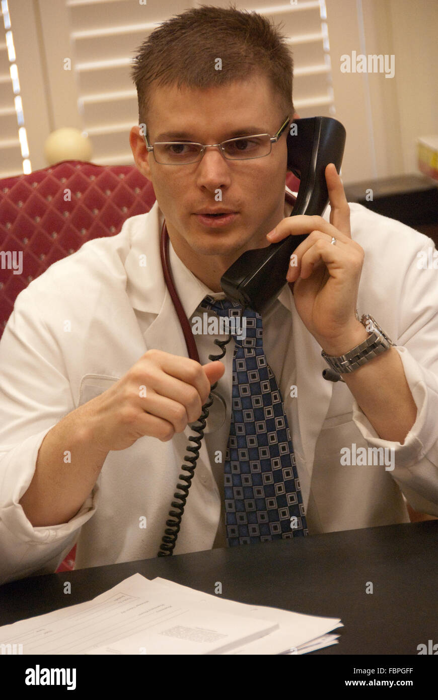 Doctor in various poses Stock Photo - Alamy