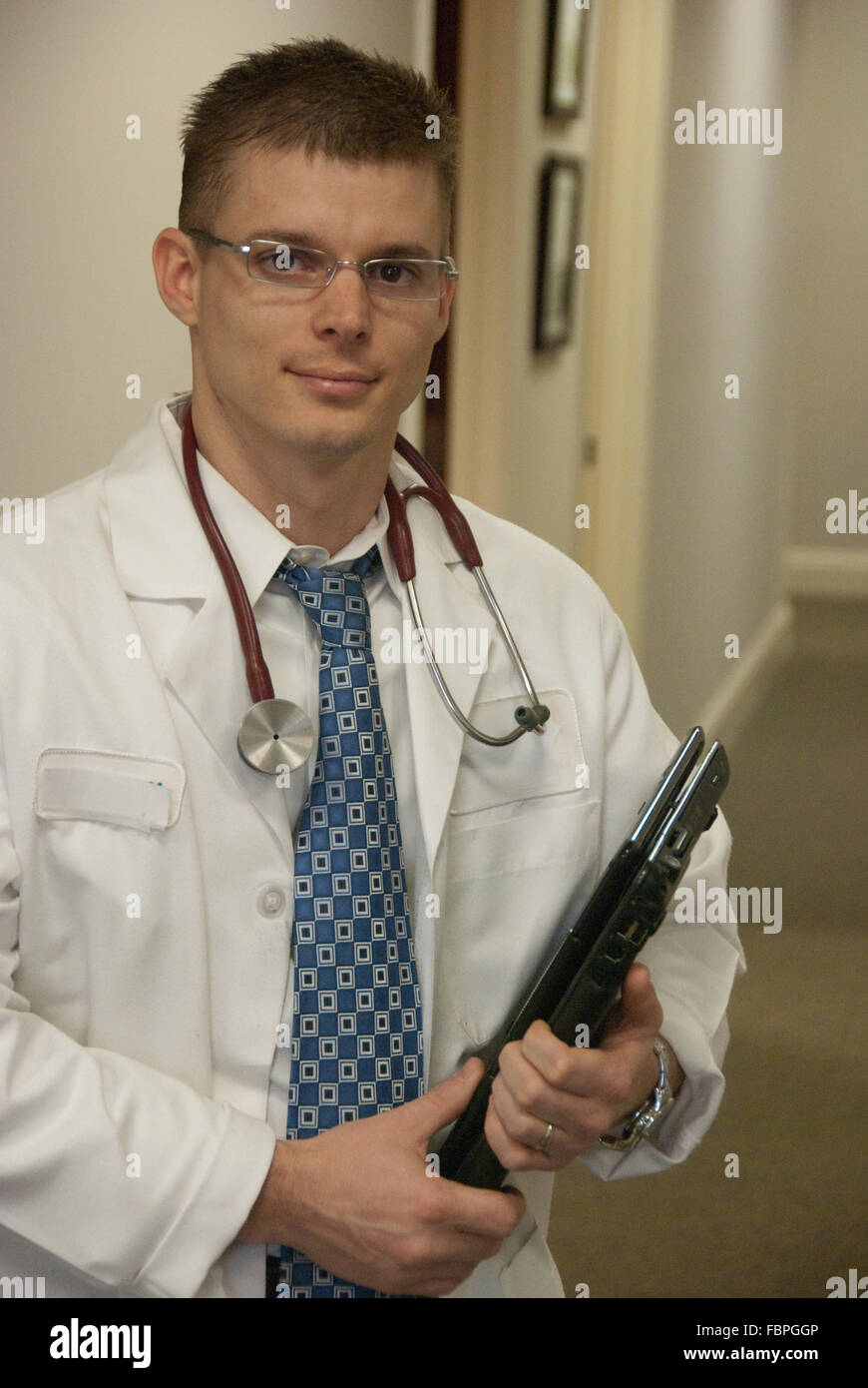 Doctor in various poses Stock Photo - Alamy