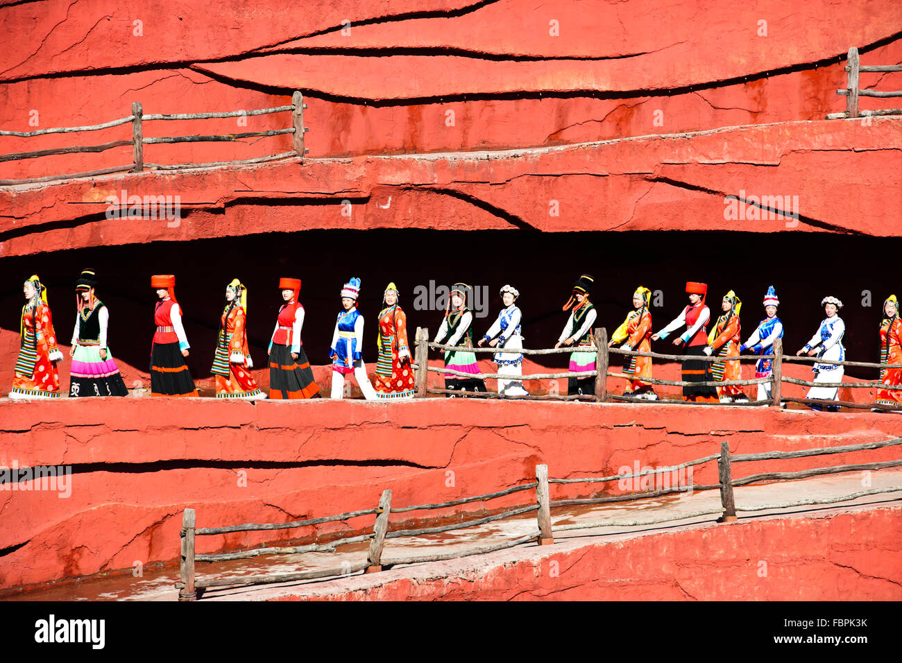 Jade Dragon Snow Mountain,Ethnicity show designed by Mr Li Jing Yenxung ...
